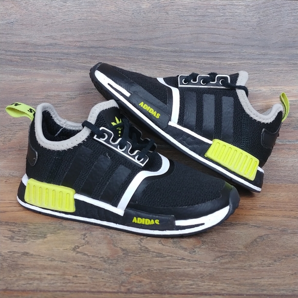 adidas | Shoes | Adidas Nmdr Black Solar Yellow | Poshmark